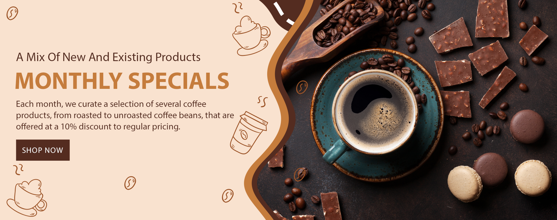 Roasted Coffee and Green Coffee: Java Bean Plus